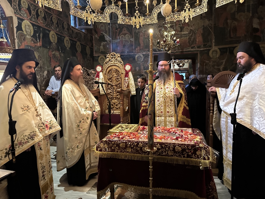 Εγκώμια της Θεοτόκου 15.8.2023 - Ιερά Μονή Σπαρμού Ολύμπου