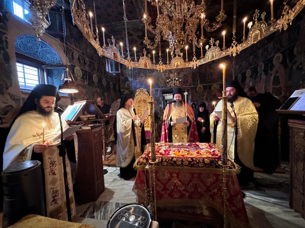Μεθέορτος Εσπερινός & Εγκώμια Θεοτόκου 15.8.2024 - Ιερά Μονή Σπαρμού ...